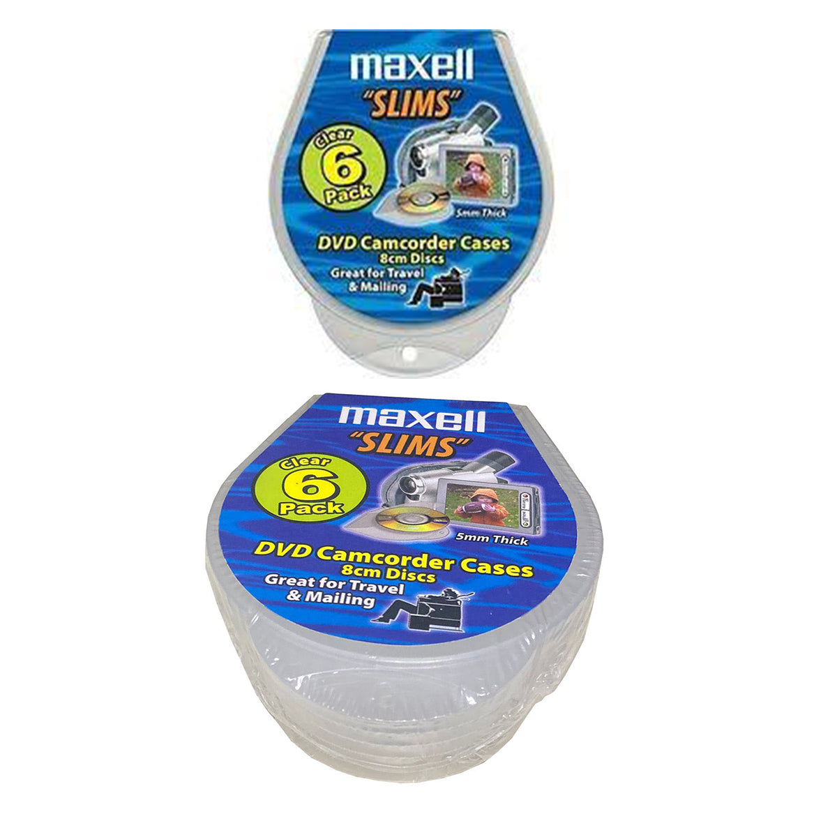 Maxwell Mini Dvd Shells (White) - MCDH357– Tectron International