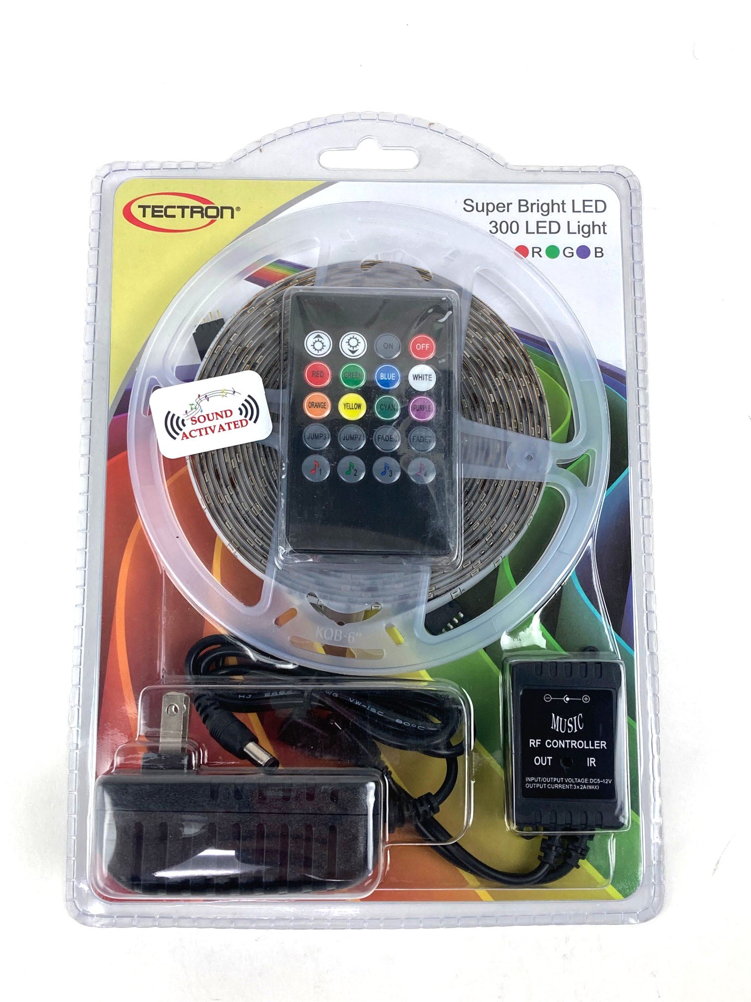 16 Ft Led Strip Light Sound Activated - FL6M– Tectron International