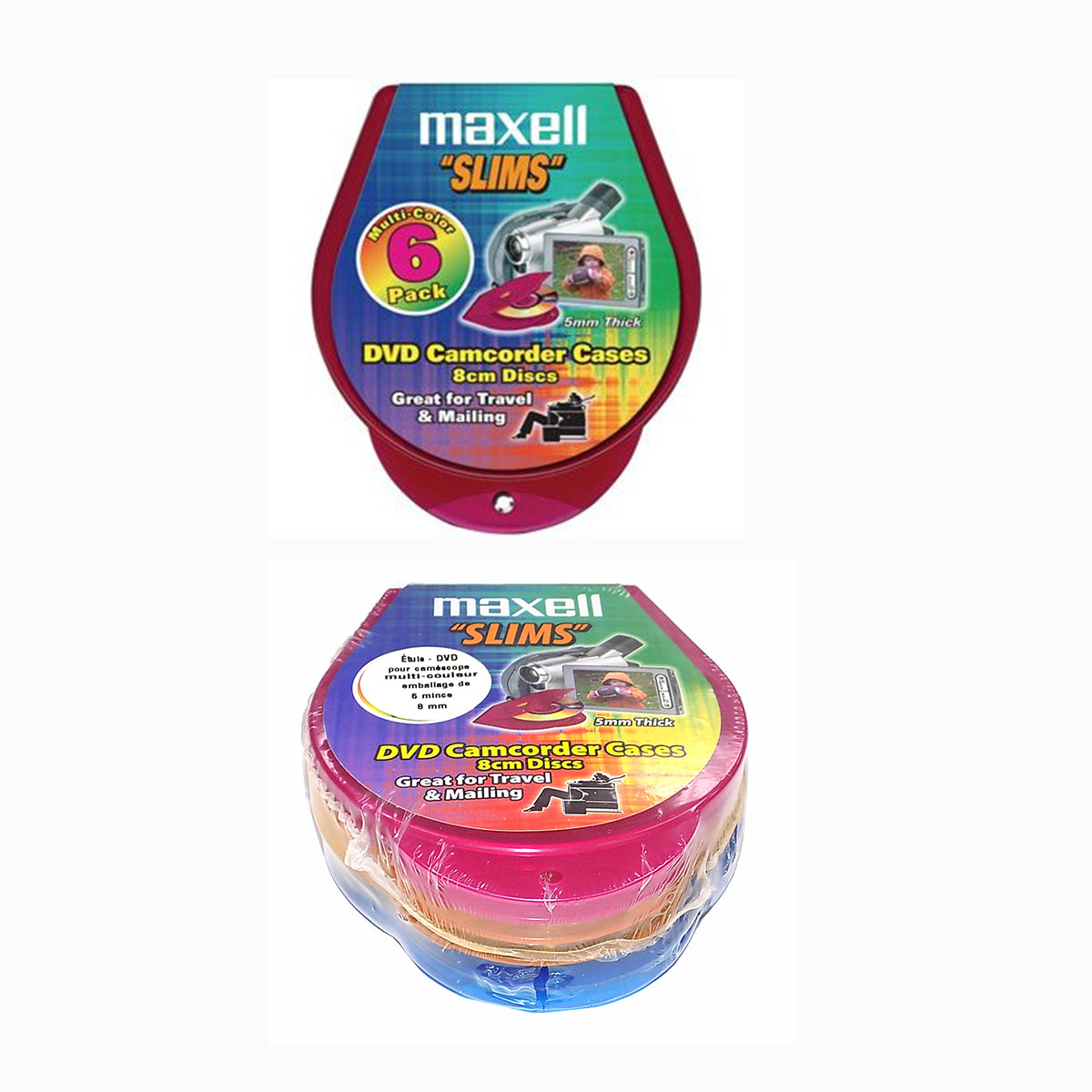 Maxwell Mini Dvd Shells (Assorted Color) - MCDH358– Tectron International