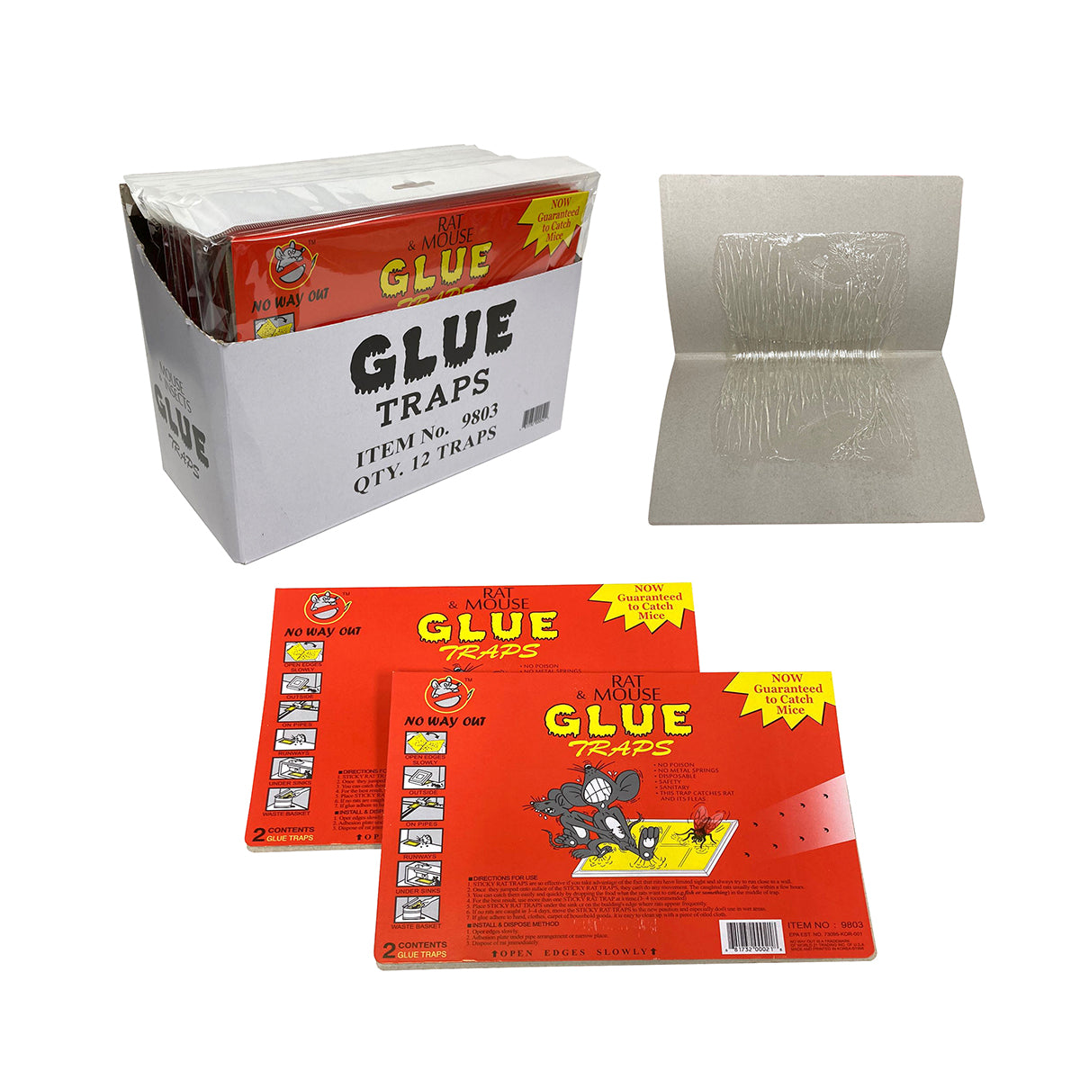 2 Pk Mouse Trap (Flat) - 9803– Tectron International
