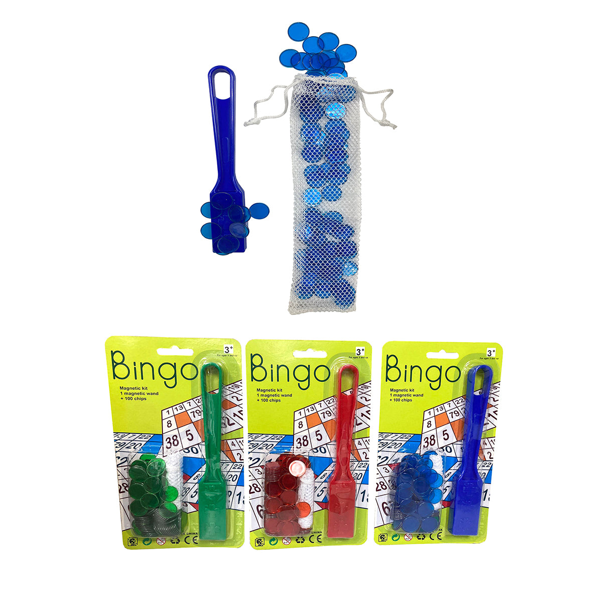 Bingo Magnetic Wand With Net Bag - ST166– Tectron International