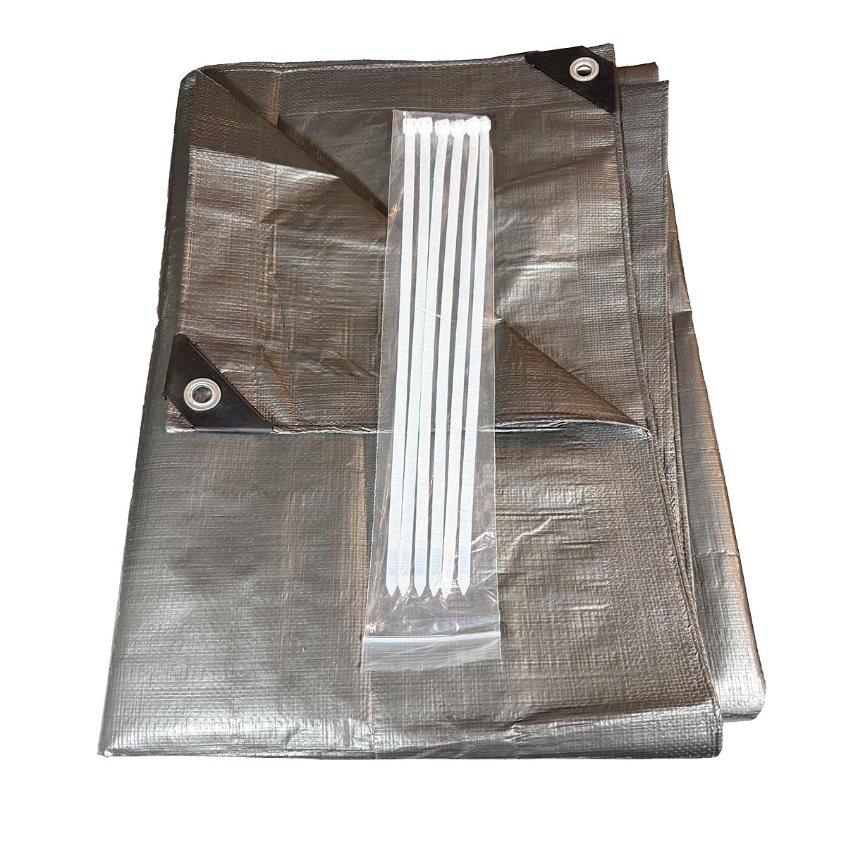 Tarp 10 X 20 Ft Silver Heavy Duty 160 Gsm - THD10X20– Tectron International